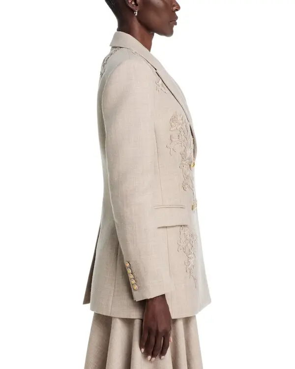Kobi Halperin Violet Embroidered Wool Jacket