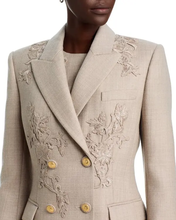 Kobi Halperin Violet Embroidered Wool Jacket