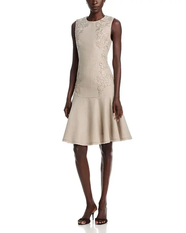 Kobi Halperin Tate Embroidered Wool Dress