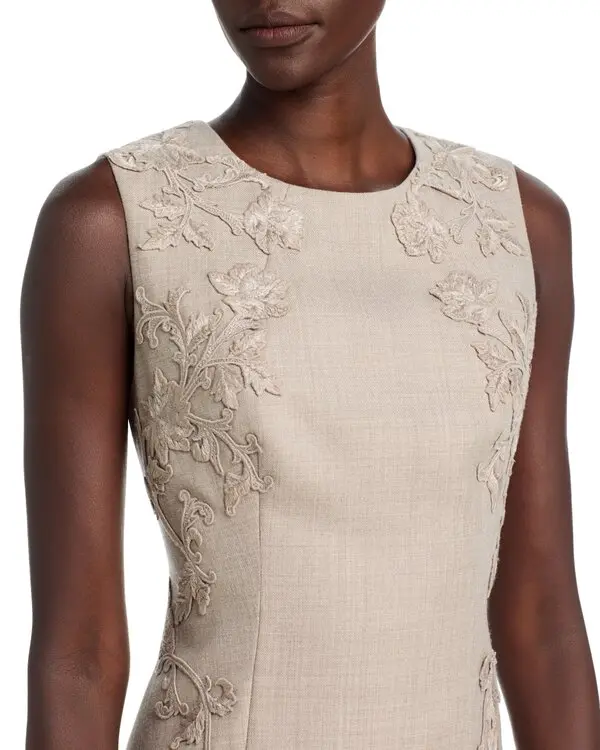 Kobi Halperin Tate Embroidered Wool Dress