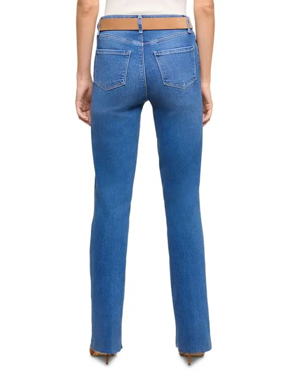 L'Agence Petite Ruth High Rise Straight Jeans