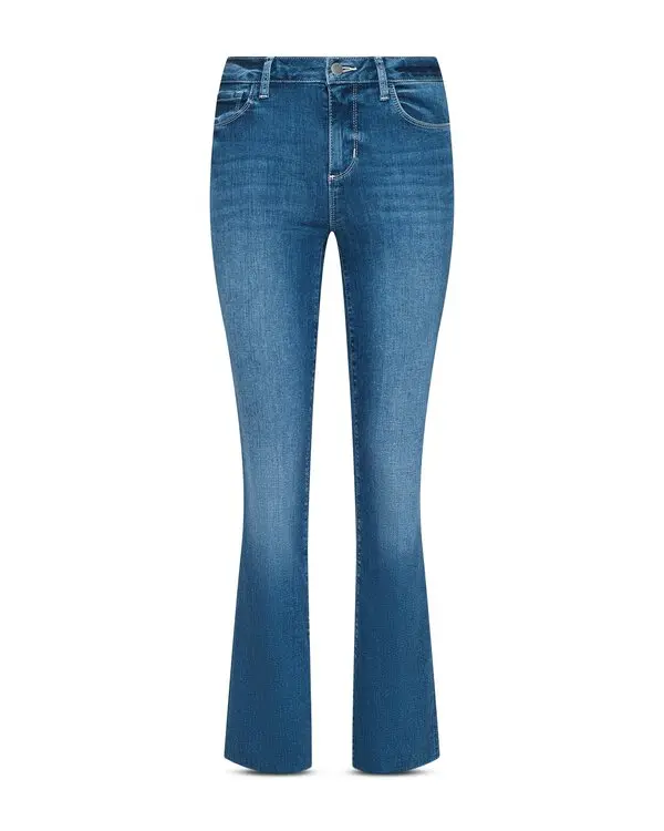 L'Agence Petite Ruth High Rise Straight Jeans