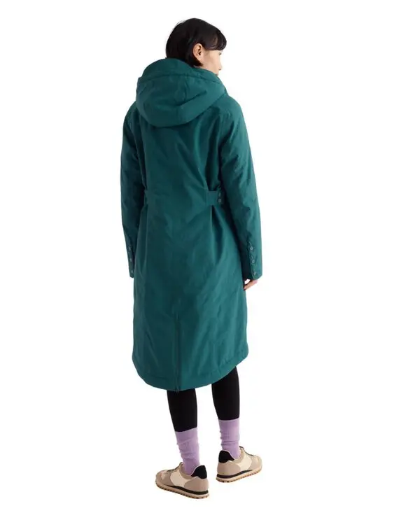 SEASALT CORNWALL Janelle Waterproof Hooded Raincoat - Loch