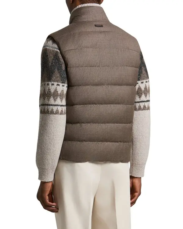 Peserico Quilted Stand Collar Tech Vest