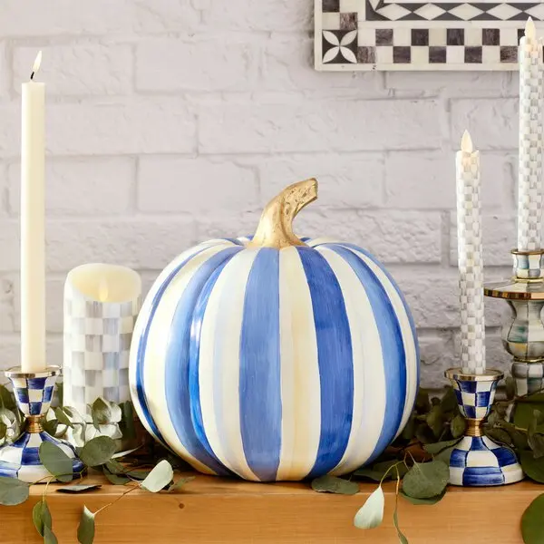 MACKENZIE-CHILDS Stripe Medium Pumpkin