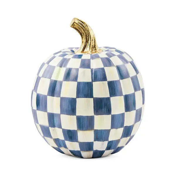 MACKENZIE-CHILDS Check Small Pumpkin