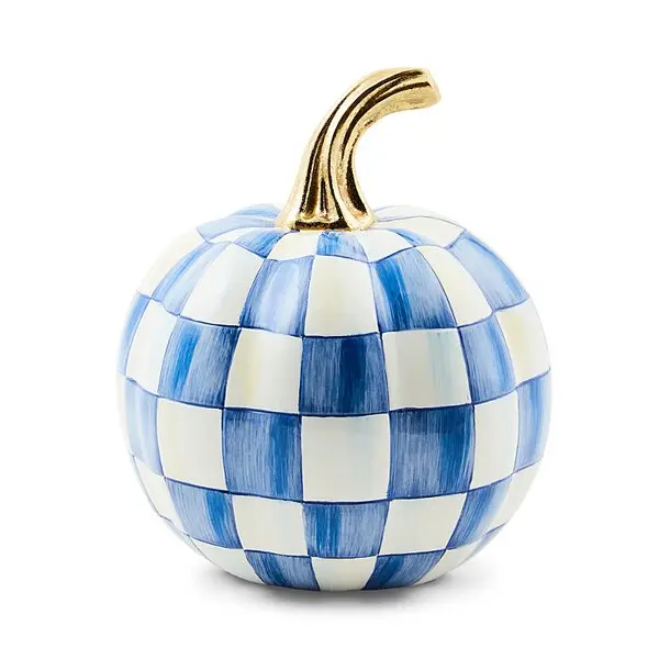 MACKENZIE-CHILDS Check Mini Pumpkin