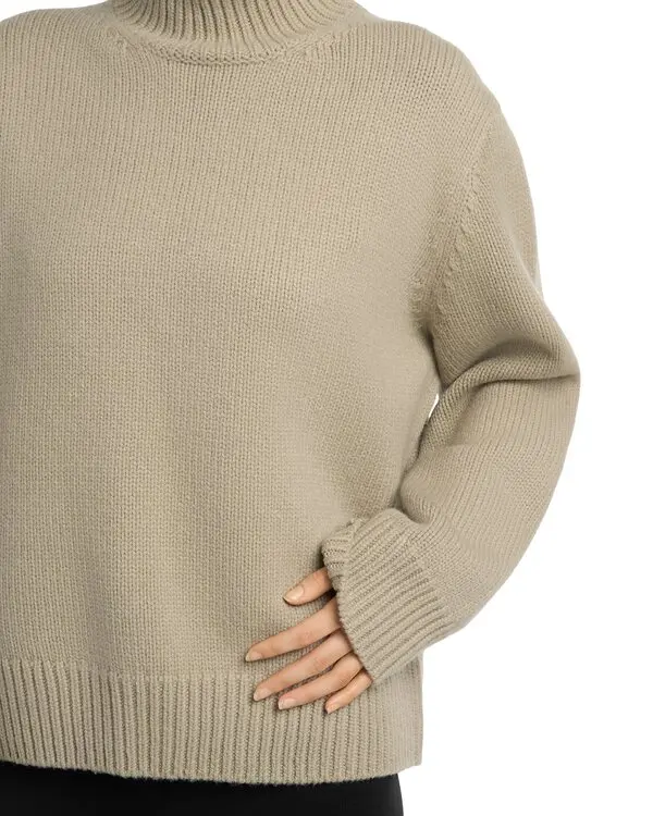 TOTEME Oversized Lambswool Turtleneck Sweater