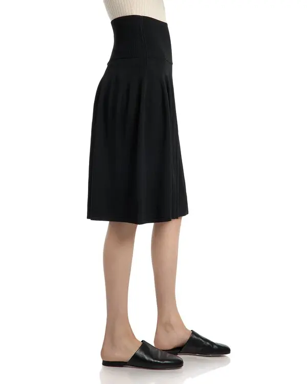 TOTEME Wide Waist A-line Skirt