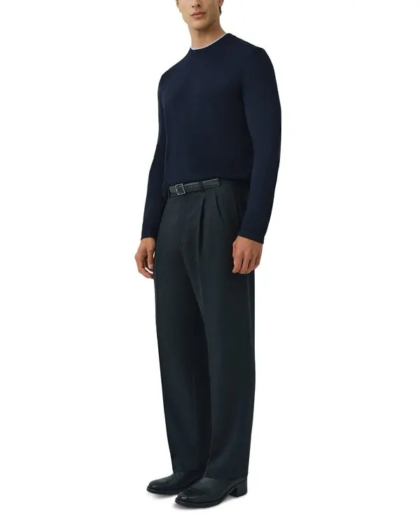 Simkhai Barret Double Layer Crewneck Wool Sweater