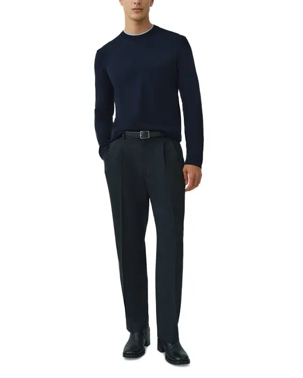 Simkhai Barret Double Layer Crewneck Wool Sweater