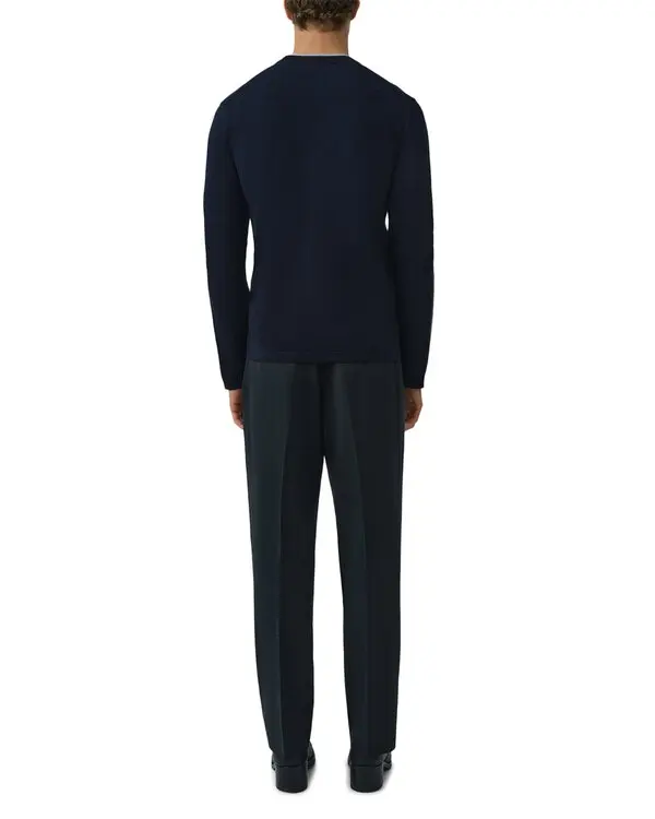Simkhai Barret Double Layer Crewneck Wool Sweater
