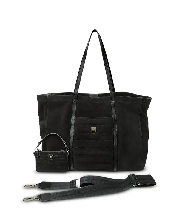 THINK ROYLN Boss Lady Large Suede Tote