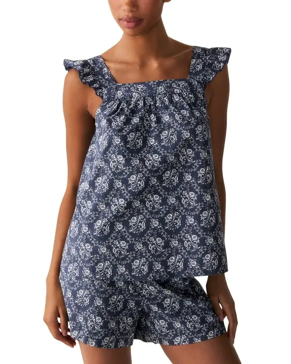 PETITE PLUME Clara Cotton Short Pajama Set