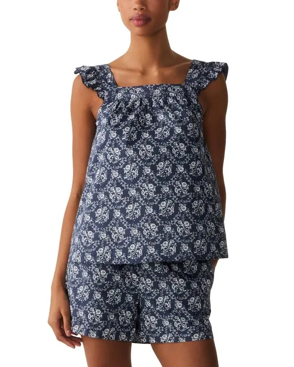 PETITE PLUME Clara Cotton Short Pajama Set