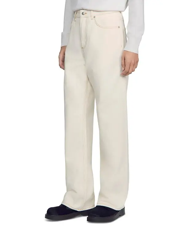 Sandro Wide Fit Cotton .5" Jeans