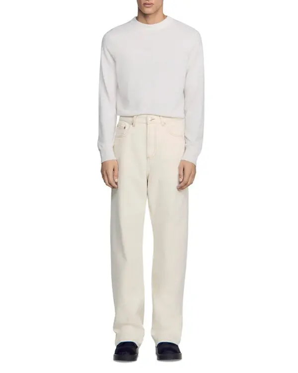Sandro Wide Fit Cotton .5" Jeans