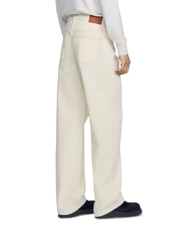 Sandro Wide Fit Cotton .5" Jeans