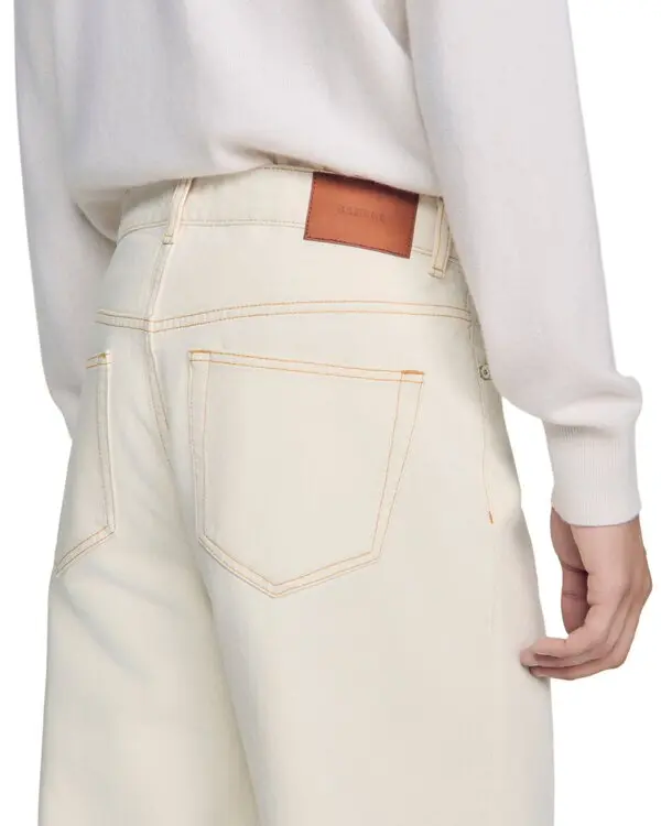 Sandro Wide Fit Cotton .5" Jeans