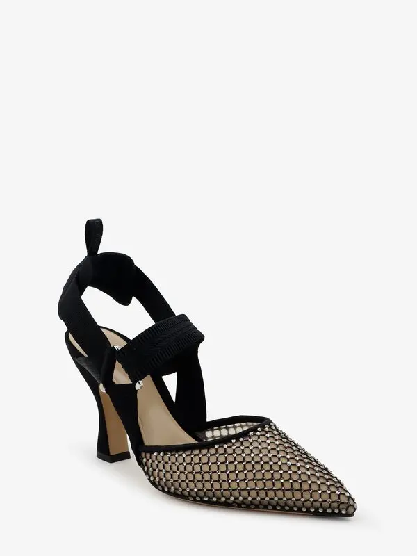 Fendi Decollete Colibrã¬ In Mesh E Suede