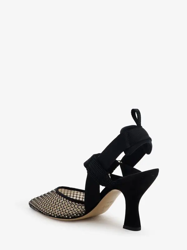 Fendi Decollete Colibrã¬ In Mesh E Suede