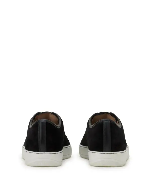 LANVIN Dbb1 Sneakers In Leather And Suede - Black