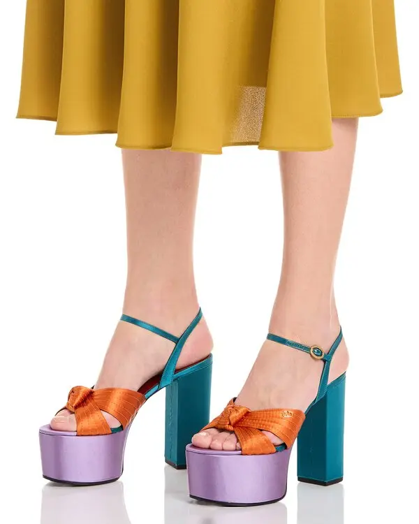 Valentino Garavani Leather Platform Sandals