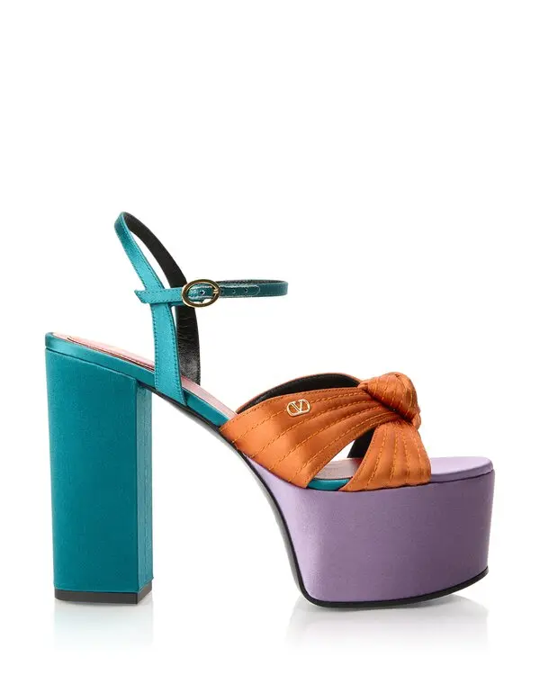 Valentino Garavani Leather Platform Sandals