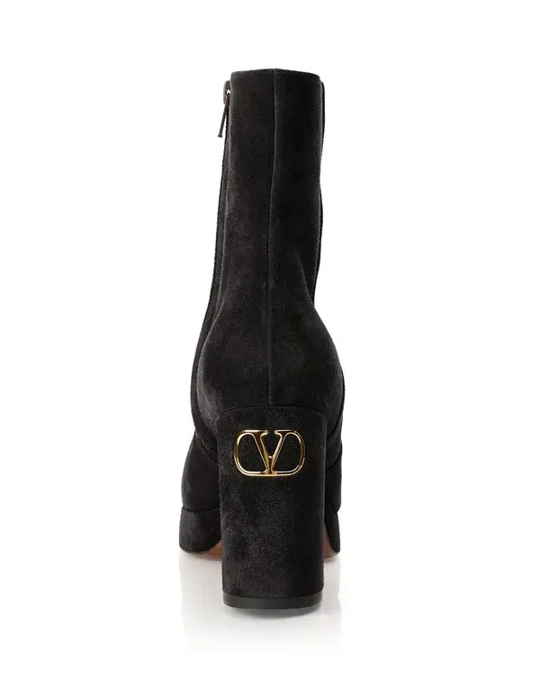 Valentino Garavani Fawcette Suede Ankle Boots