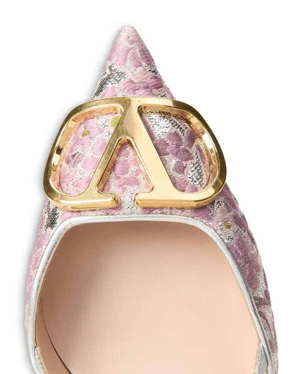Valentino Garavani Vlogo Signature Slingback Pumps
