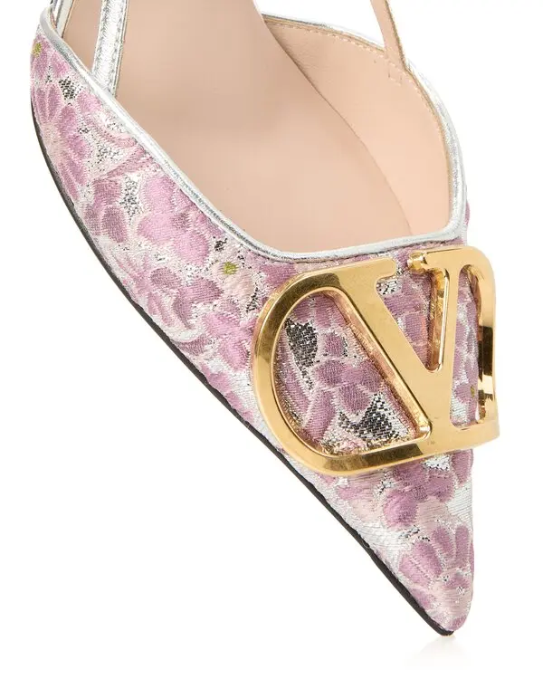 Valentino Garavani Vlogo Signature Slingback Pumps