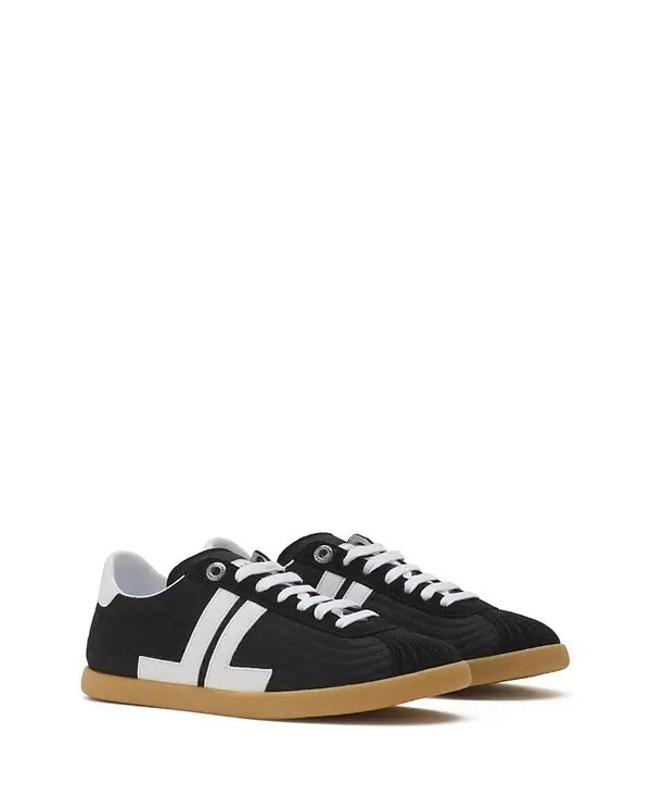 LANVIN Glen 2.0 Sneakers In Nylon - Black/white
