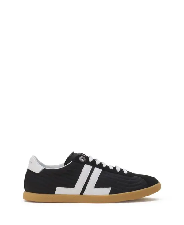 LANVIN Glen 2.0 Sneakers In Nylon - Black/white