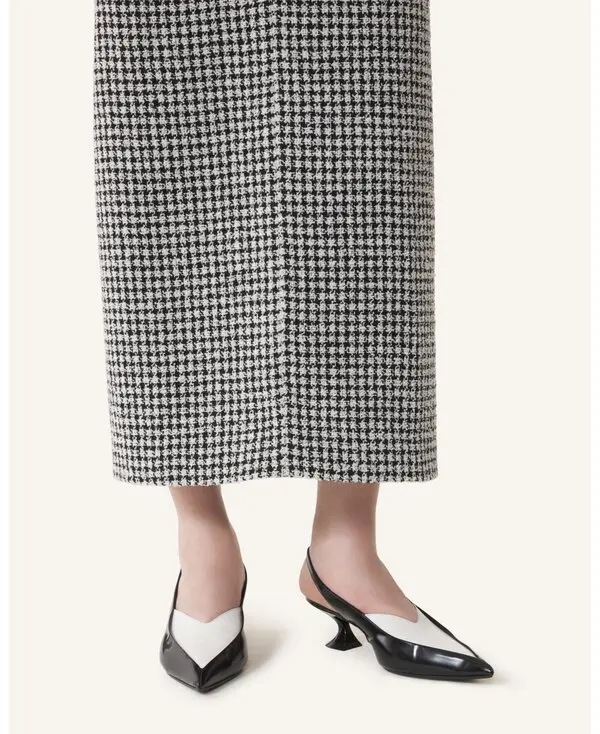 LANVIN Serenade Leather Slingback Pumps