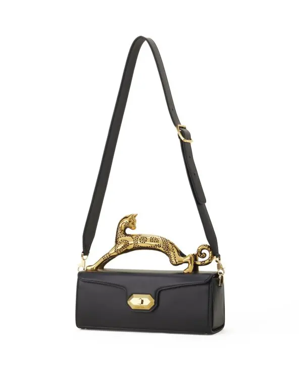LANVIN Leather Pencil Cat Bag