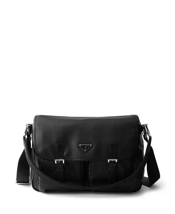 Prada Leather Shoulder Bag - Black