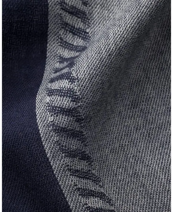 Prada Wool And Silk Stole - Blue/grey