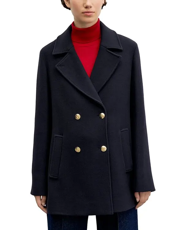 Gerard Darel Alis Double Breasted Peacoat