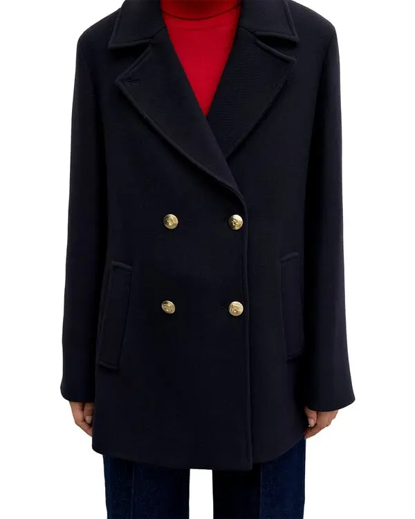 Gerard Darel Alis Double Breasted Peacoat