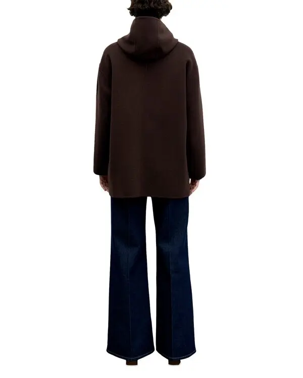 Gerard Darel Alva Wool Hooded Coat