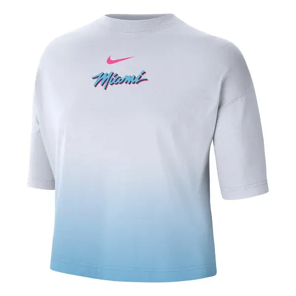 Nike Nba Miami Heat Courtside City Edition Premium Boxy T-shirt - White