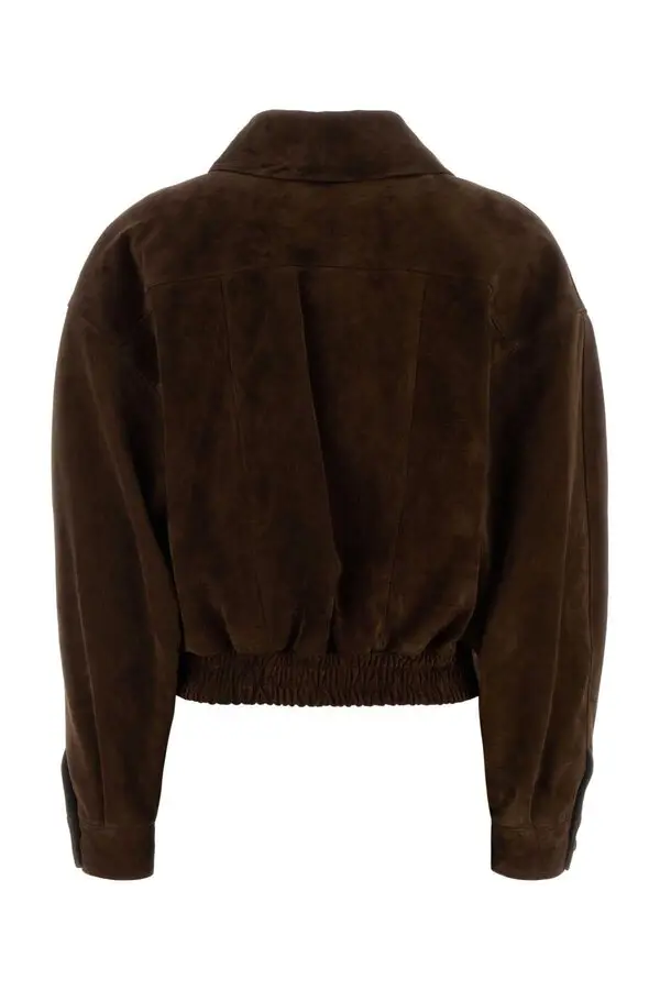 Saint Laurent Chocolate Suede Jacket