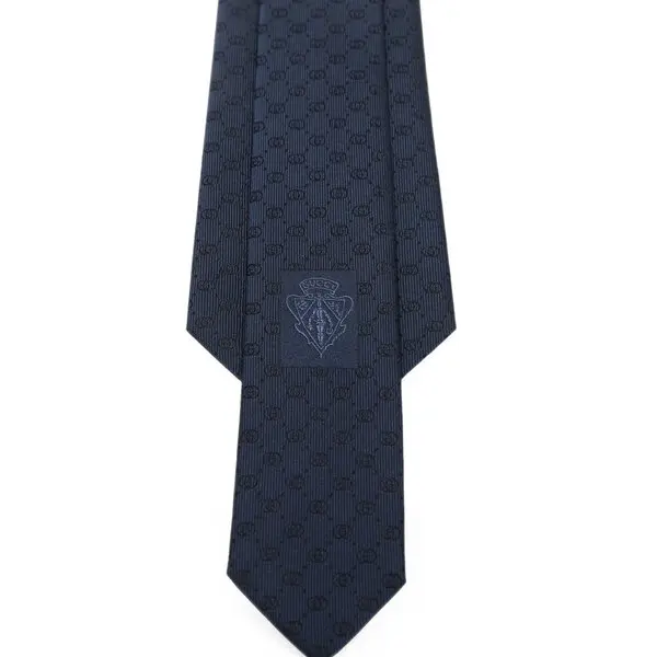 Gucci Gg Supreme Silk Neck Tie