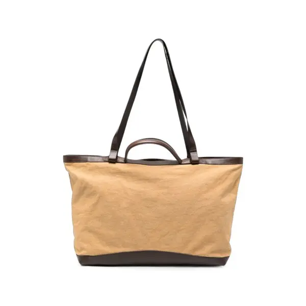 Dries Van Noten Neutrals Tote Bags