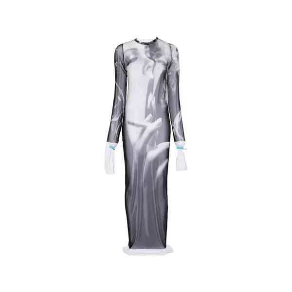 JEAN PAUL GAULTIER Graphic Print Dress