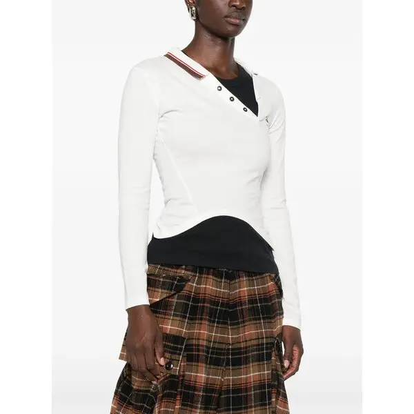 VIVIENNE WESTWOOD Asymmetric Organic Cotton Polo