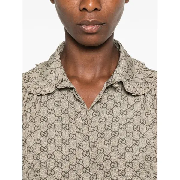 Gucci Neutrals Tops Shirts