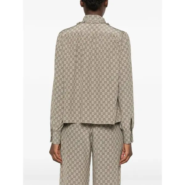 Gucci Neutrals Tops Shirts