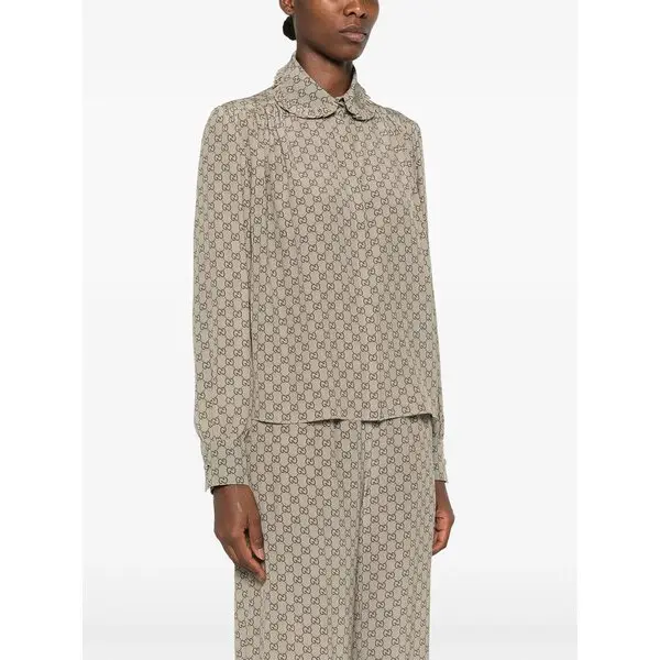 Gucci Neutrals Tops Shirts