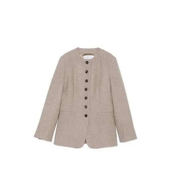 Max Mara Textured Fitted Jacket